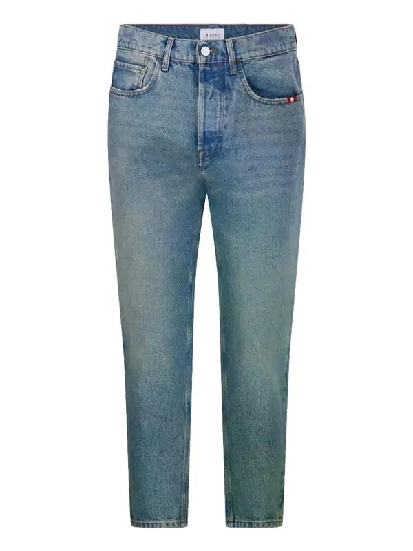 AMISH SUPPLIES Jeremiah Washed Cropped Jeans - Blue