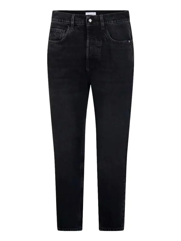 AMISH SUPPLIES Jeremiah Faded Five-pocket Jeans - Black