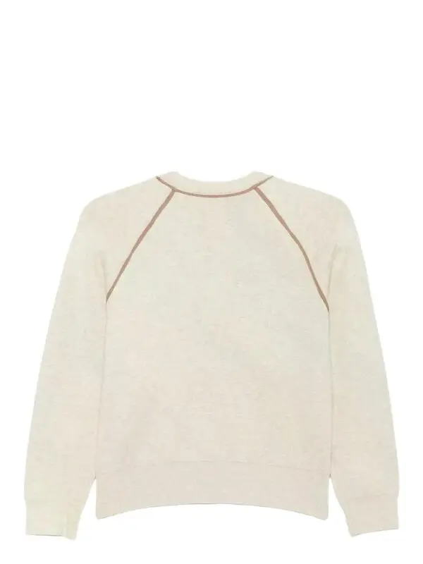 MARANT ETOILE Loriby Logo-patch Sweater - Neutrals