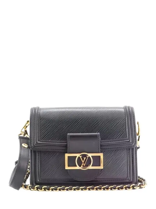 LOUIS VUITTON Dauphine Epi Leather Mini Shoulder Bag - Black