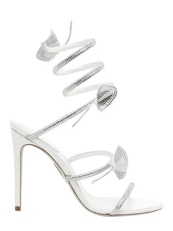Rene Caovilla 110mm Calliope Sandals - Neutrals