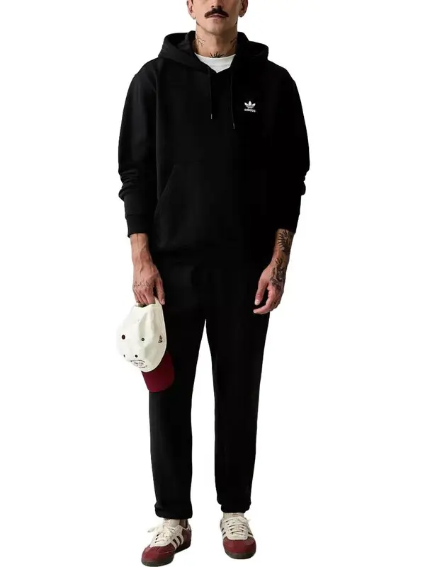 Adidas Embroidered Logo Hoodie - Black