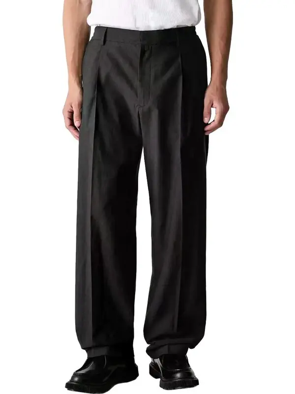 MAISON MARGIELA Wool Shirting Trousers - Grey