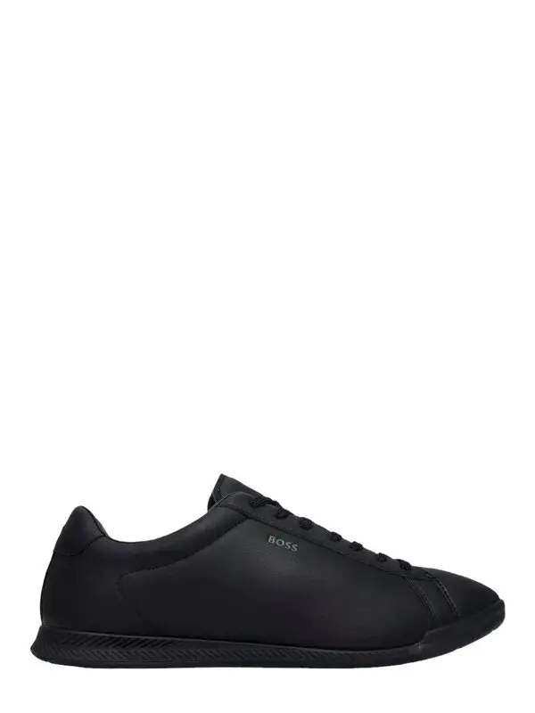 BOSS Logo Print Sneakers - Black