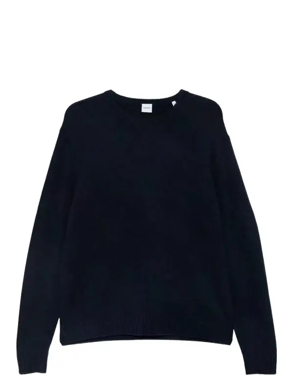 Aspesi Crew Neck Long Sleeve Sweater - Blue