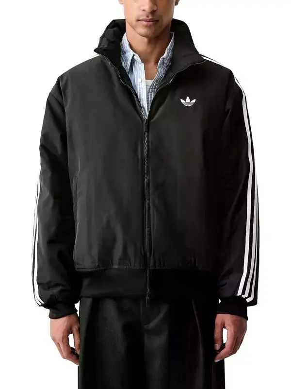 Adidas Firebird Logo-embroidered Track Jacket - Black