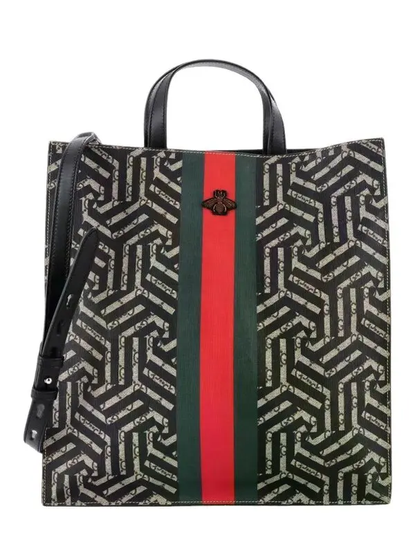 Gucci Convertible Soft Open Tote Bag - Brown