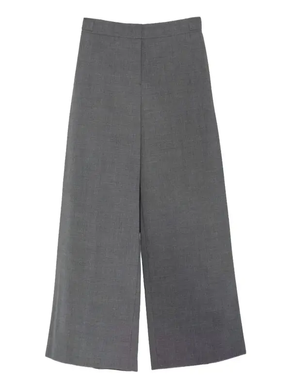 JUUN.J Buckled Wide-leg Trousers - Grey