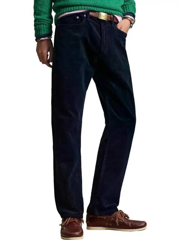 Polo Ralph Lauren Hampton Straight Corduroy Trousers - Blue