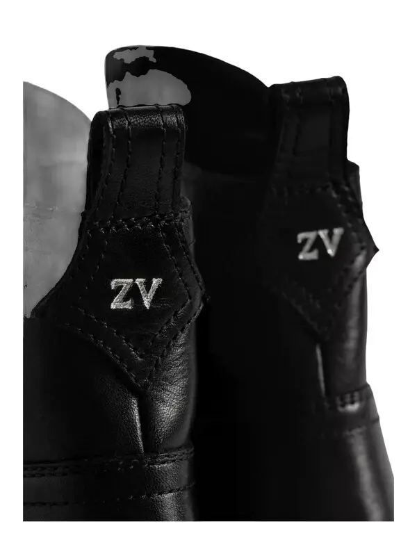 Zadig&Voltaire Igata Smooth Cowskin Boots - Black