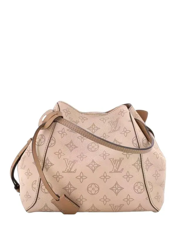 LOUIS VUITTON Mahina Leather Pm Shoulder Bag - Neutrals