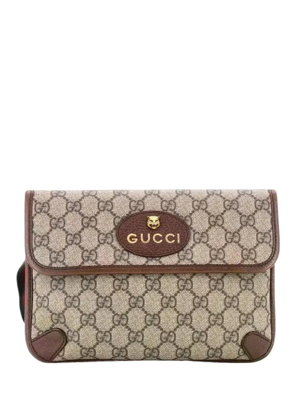 Gucci Gg Coated Canvas Belt Bag - Brown