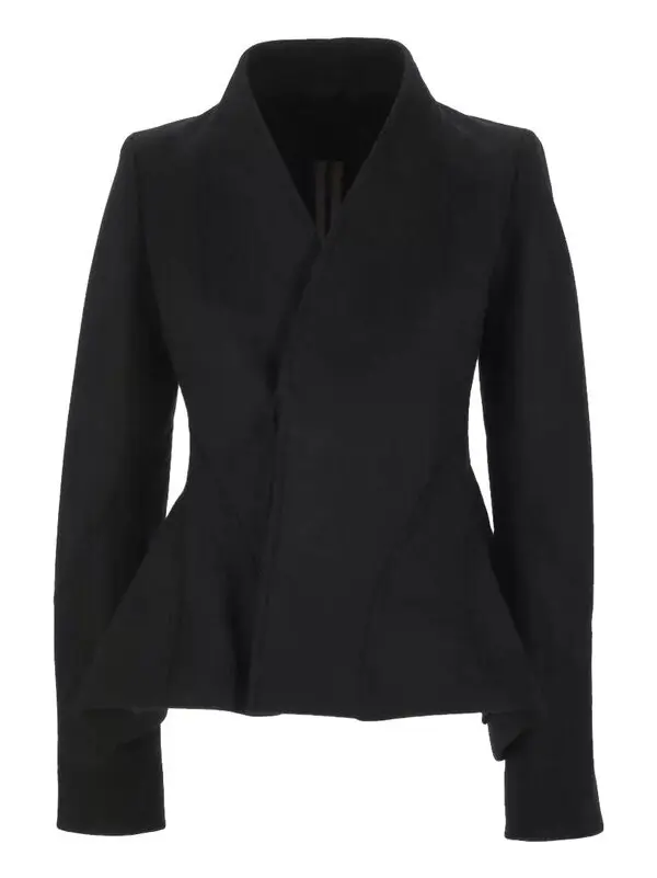 Rick Owens Moog Wrap Jacket - Black