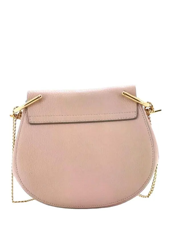 Chloé Drew Leather Mini Crossbody Bag - Pink