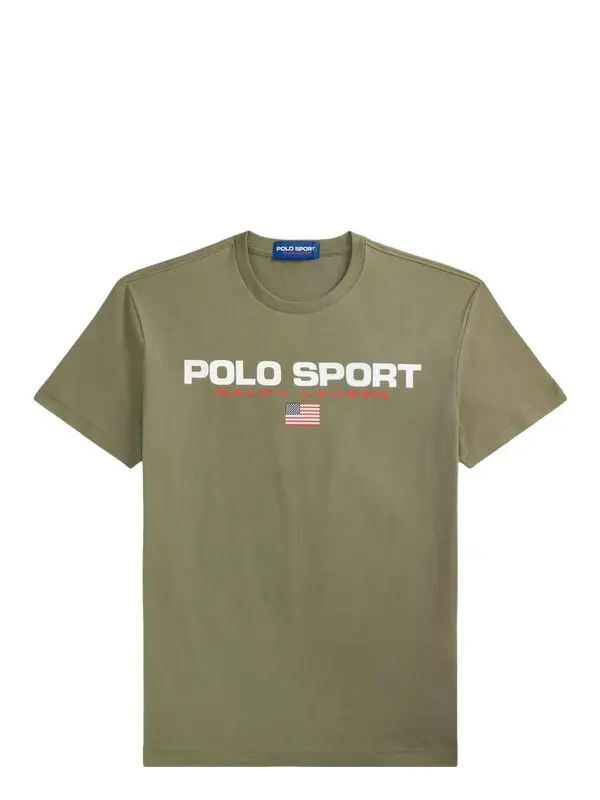Polo Ralph Lauren Classic Fit Cotton Polo Sport Logo T-shirt - Green