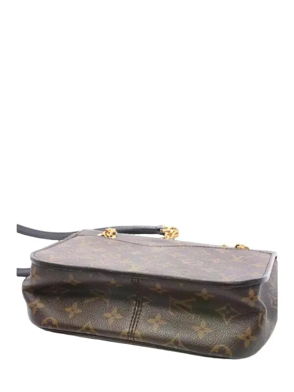 LOUIS VUITTON Passy Monogram Chain Shoulder Bag - Brown