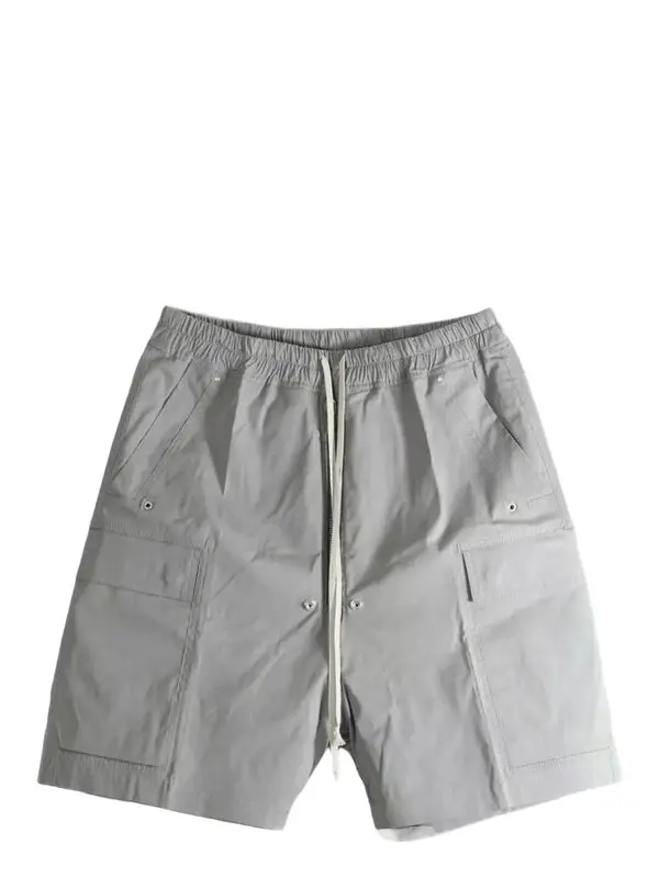 Rick Owens Drawstring Cargo Shorts - Grey
