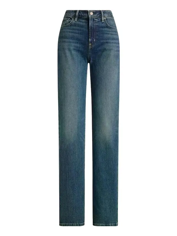 Ralph Lauren High-rise Straight-leg Jeans - Blue