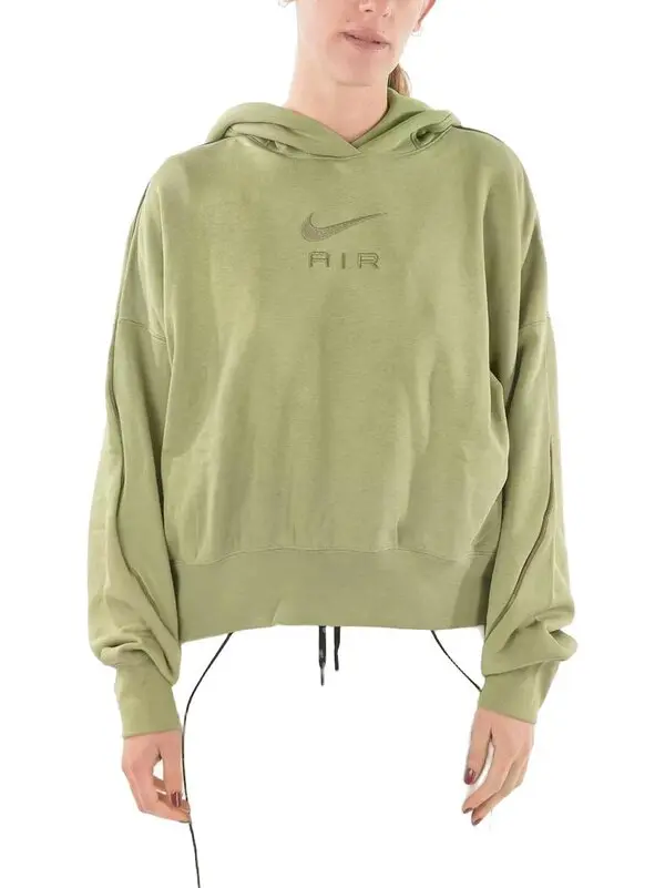 Nike Logo Embroidered Hoodie - Green