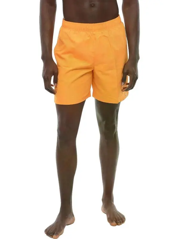 Nike Embroidered Logo Elasticated Swim Shorts - Orange