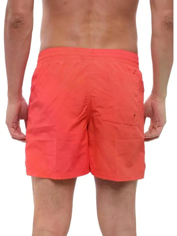 Nike Embroidered Logo Swim Shorts - Orange