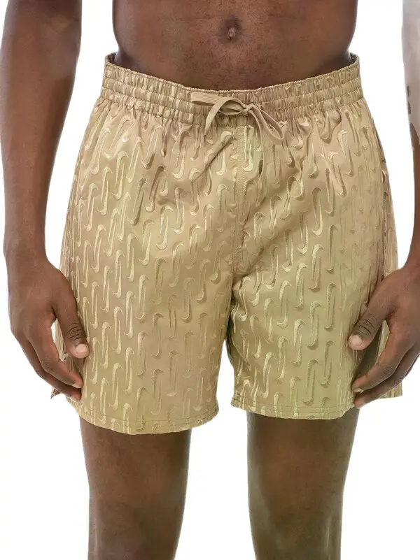 Nike Embroidered Logo Shorts - Neutrals