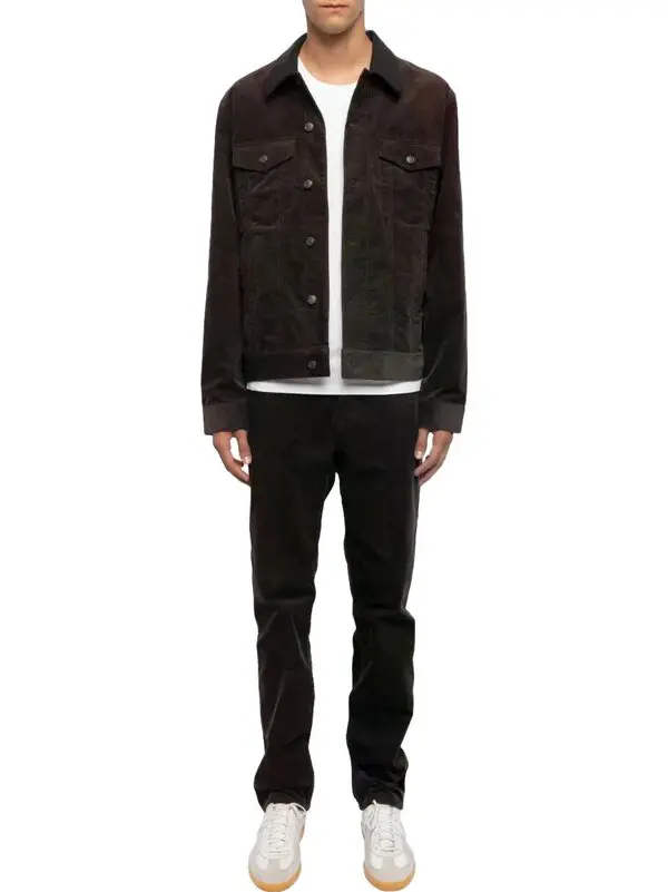 Zadig&Voltaire Velvet Jacket With Wing Patch - Brown