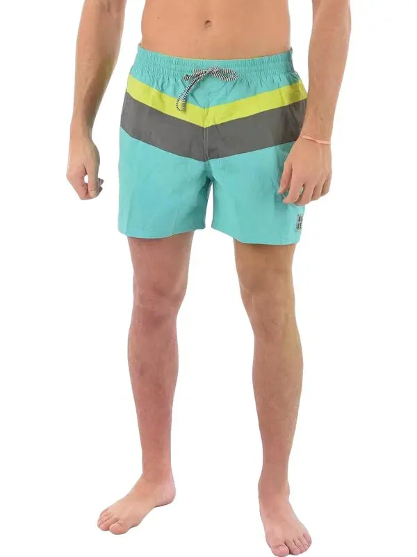 Nike Striped Swim Shorts - Blue