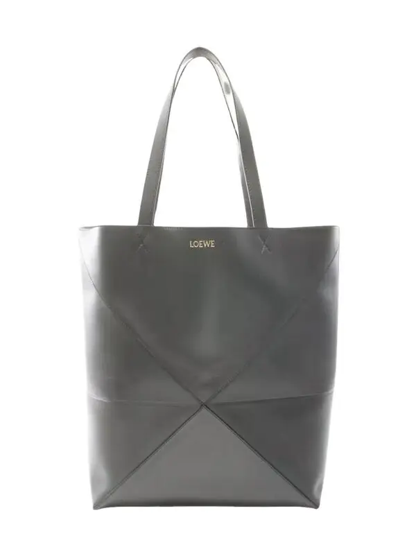 Loewe Puzzle Fold Tote Bag - Grey