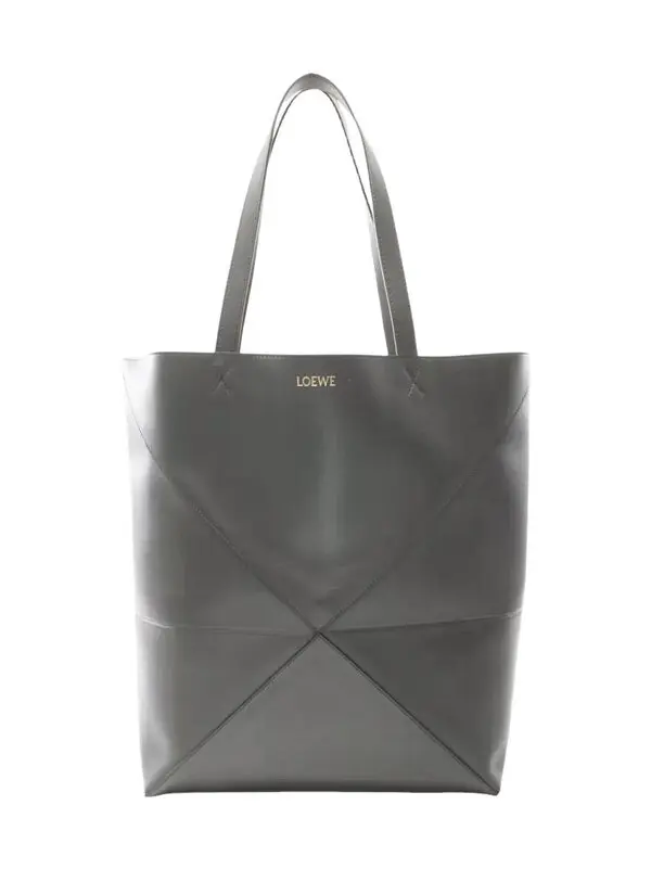 Loewe Puzzle Fold Tote Bag - Grey