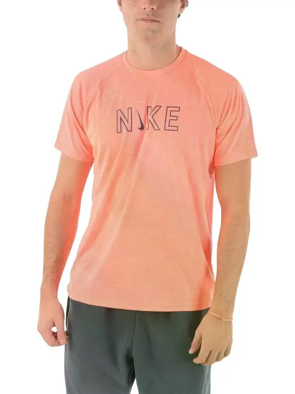 Nike Logo-print Raglan-sleeve T-shirt - Orange