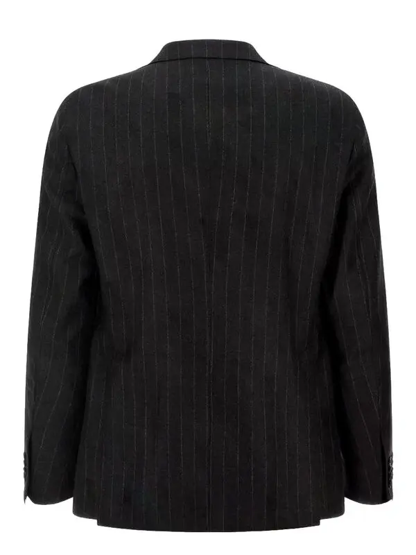 Tagliatore Vesuvio Pinstripe-pattern Suit - Grey