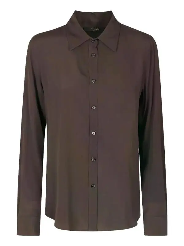 Seventy Classic Collar Shirt - Brown