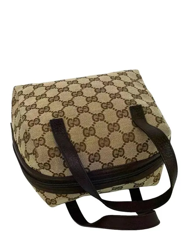 Gucci Mini Gg Canvas Balthus Tofu Bag Handbag - Neutrals