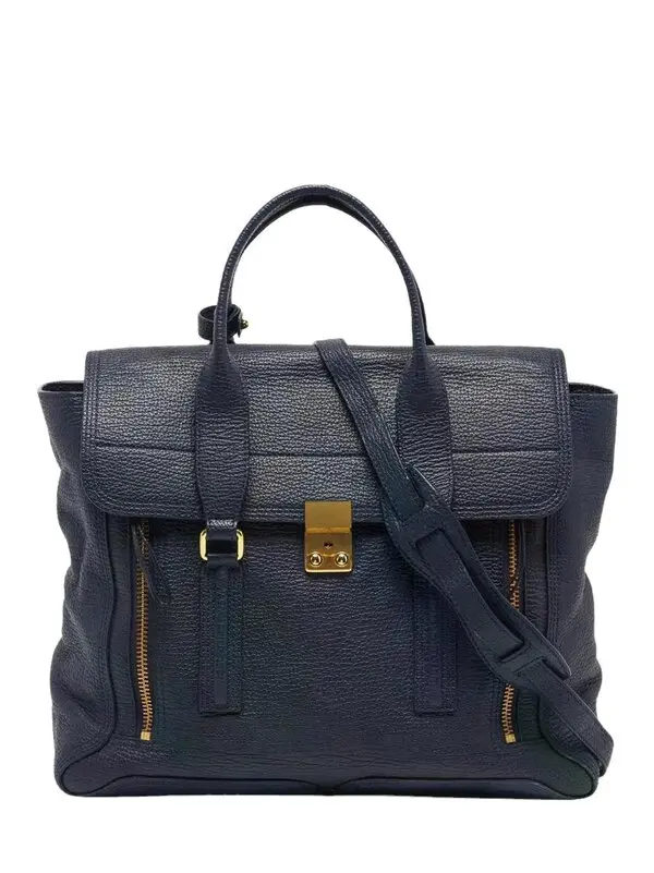 3.1 Phillip Lim Pashli Leather Satchel Bag - Blue