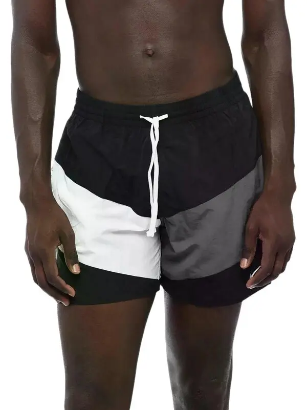 Nike Color Block Swim Shorts - Black