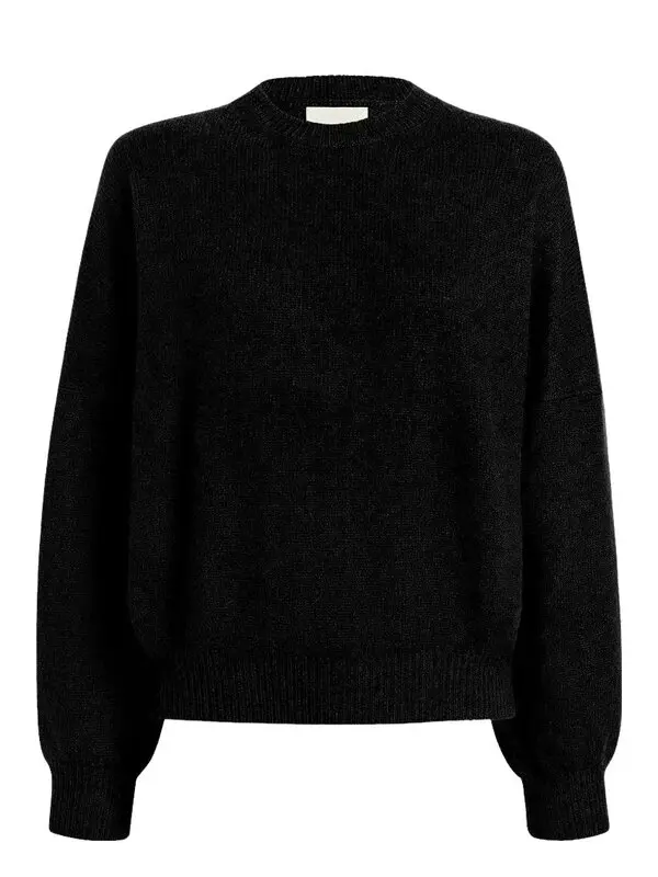 Khaite Margaux Cashmere Crewneck Pullover - Black