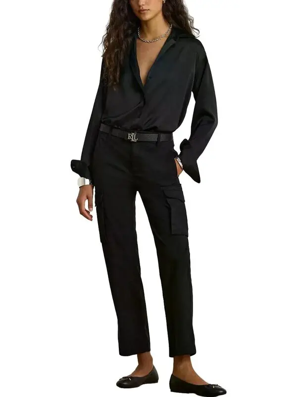 Ralph Lauren Satin Finish Shirt - Black