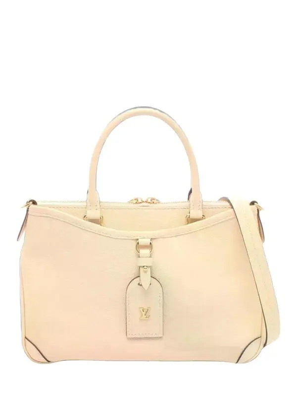LOUIS VUITTON Monogram Empreinte Trianon Pm Tote Bag - Neutrals
