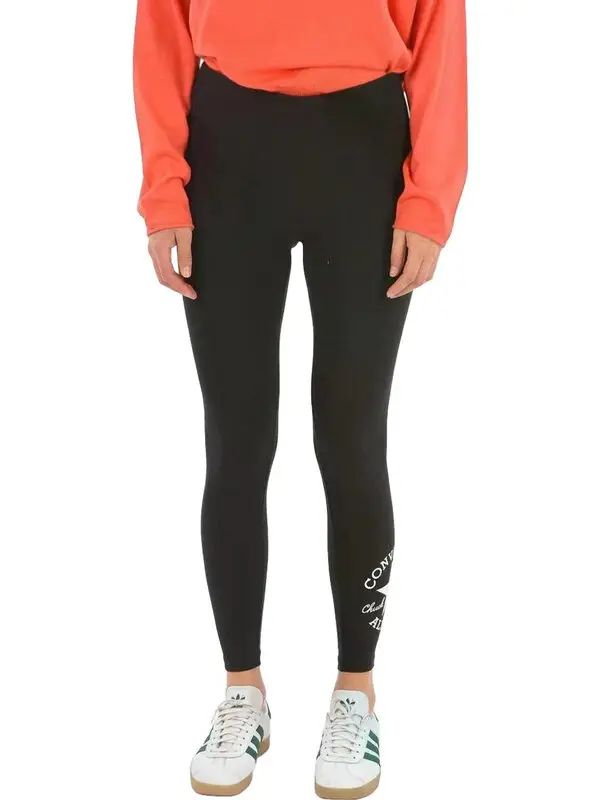 CONVERSE All Star Chuck Taylor Printed Leggings - Black
