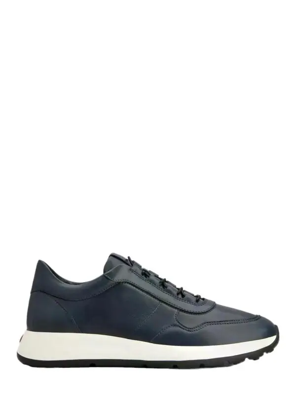 TOD'S Elasticated Leather Sneakers - Blue