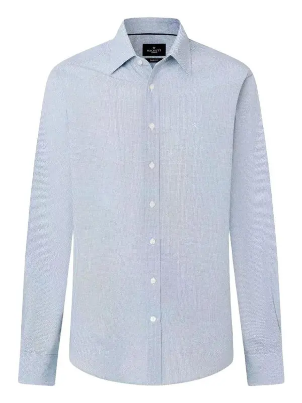 HACKETT LONDON Geometric-print Shirt - Blue