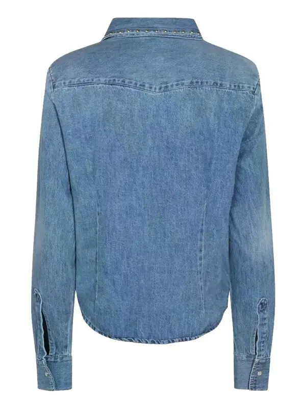 LOIS Studded Denim Shirt - Blue