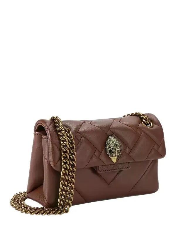 Kurt Geiger Quilted Eagle-plaque Shoulder Bag - Red