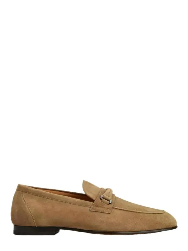 TOD'S Pashmy Suede Loafers - Neutrals