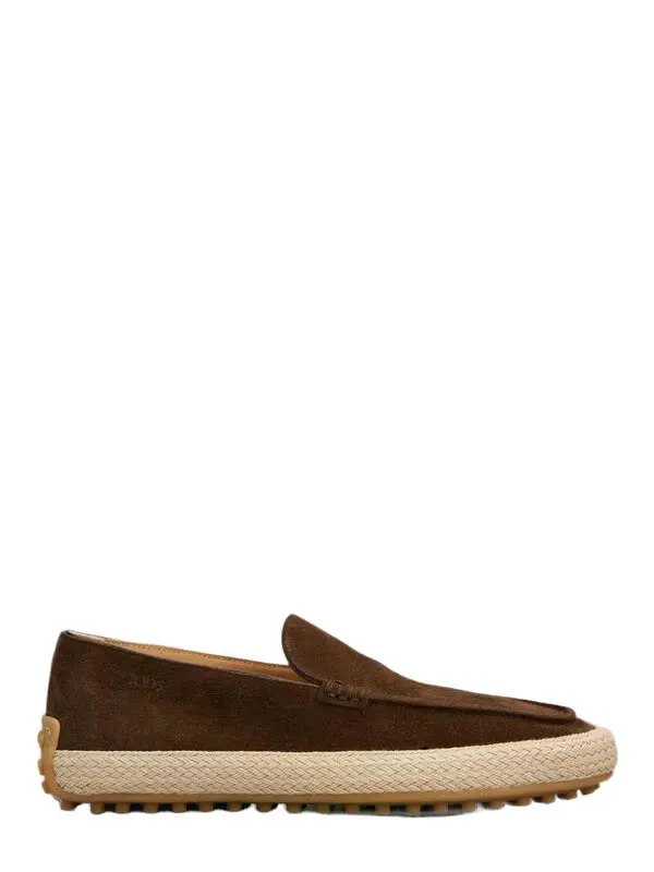 TOD'S Suede Loafers - Brown