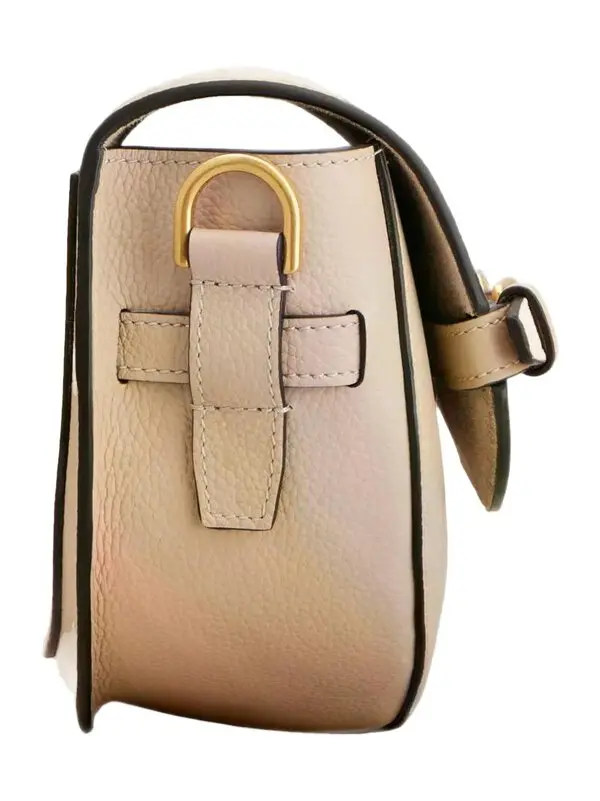 TOD'S Timeless Buckled Shoulder Bag - Neutrals