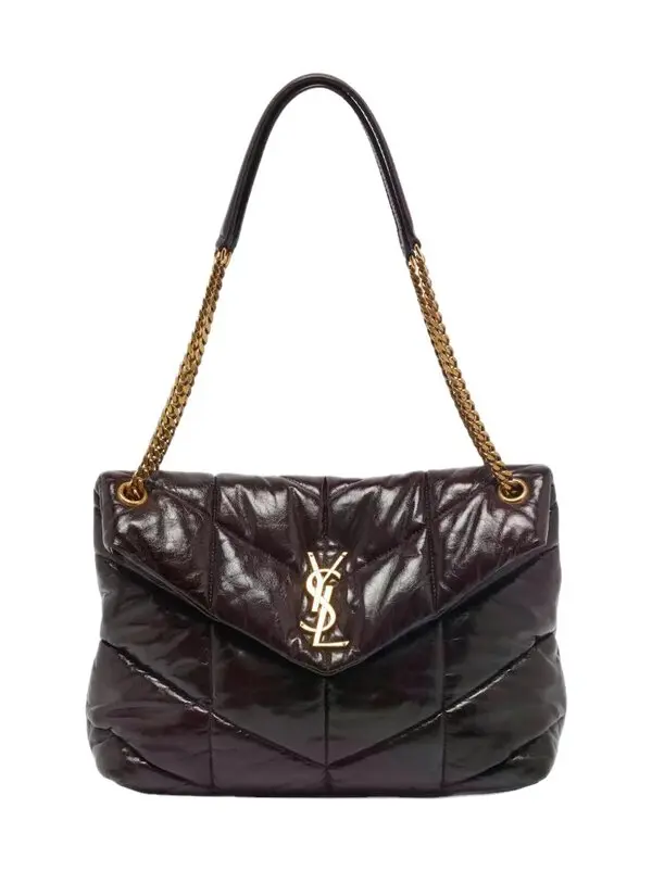 Saint Laurent Medium Loulou Puffer Shoulder Bag - Red