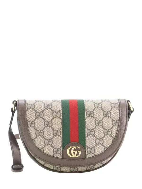 Gucci Ophidia Gg Mini Crossbody Bag - Brown