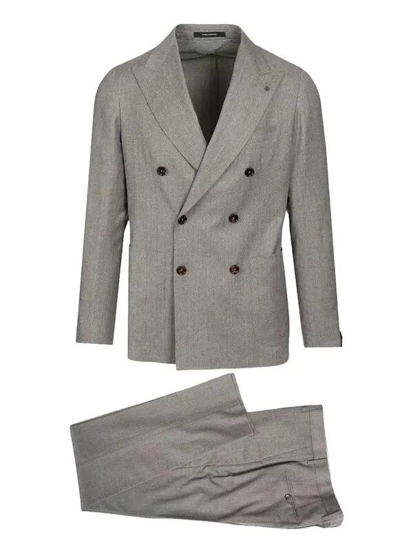 Tagliatore Montecarlo Double-breasted Suit - Grey